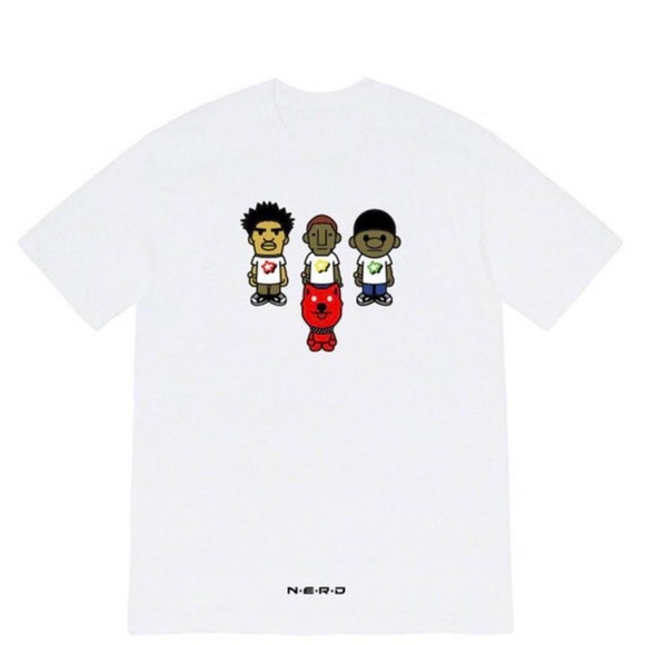 Shirts | Nerd Pharrell Cartoon Neptunes Star Trak T Shirt Bape Kanye ...